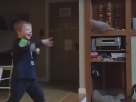 Young Seahawks fan pulls tooth using football | krem.com