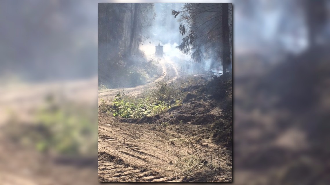 41 acre fire burning near Northport | krem.com
