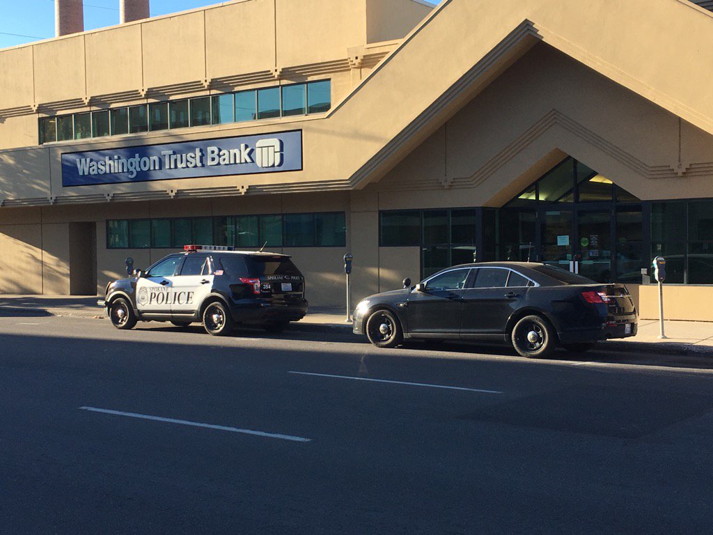 Bank robbery at Washington Trust Bank in Spokane | krem.com