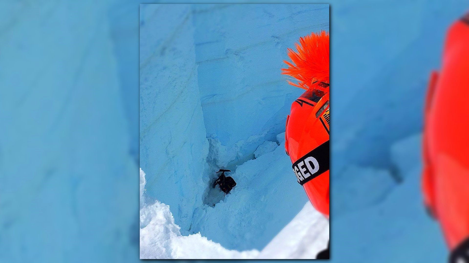 Two snowmobilers expected to be ok after fall into crevasse | king5.com